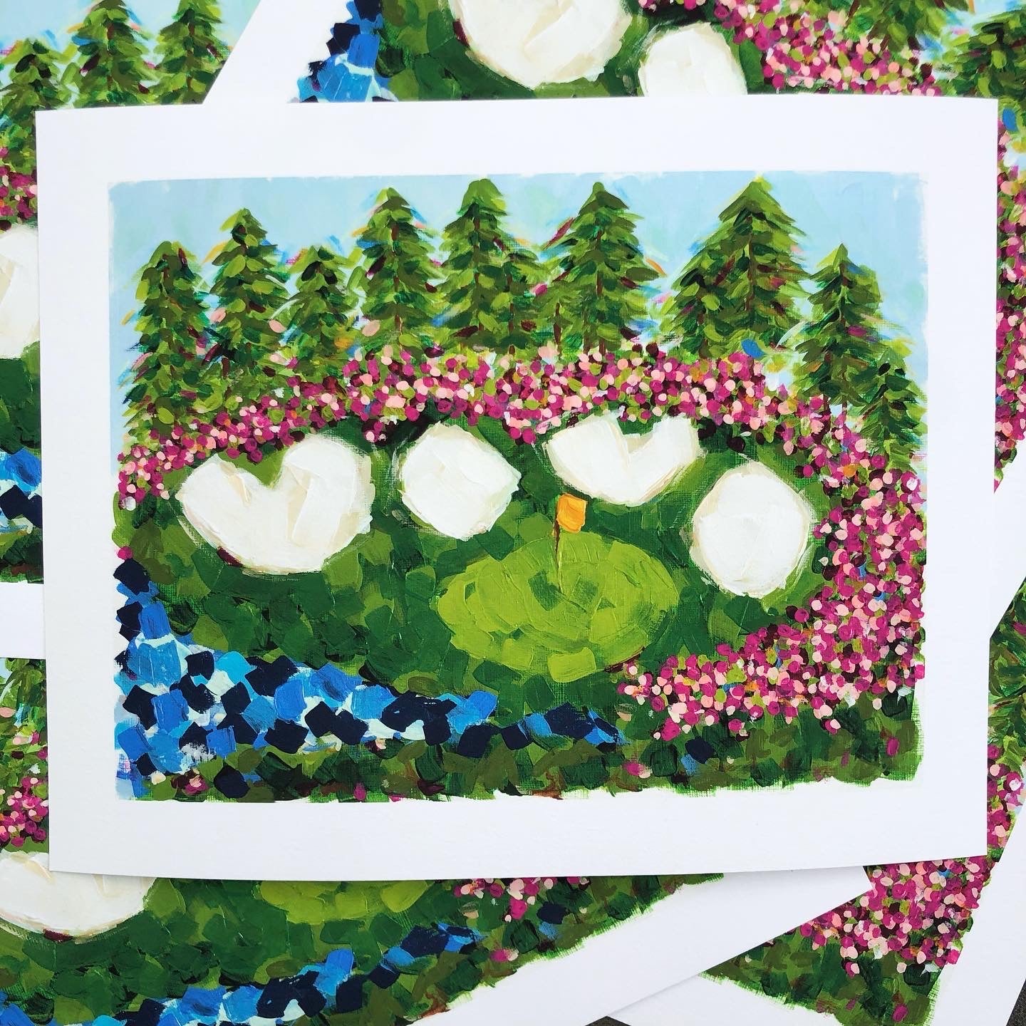 Masters Golf PRINT – emilynicholsart.com
